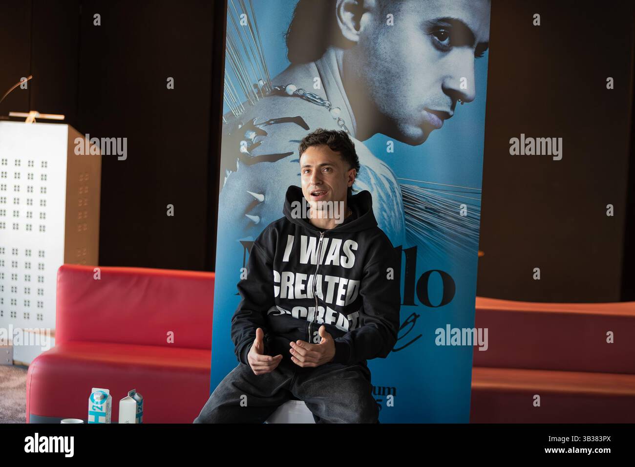 Milan, Italy. 28th Apr, 2025. Sony Music Italia, Milan, Italy, April 28 ...