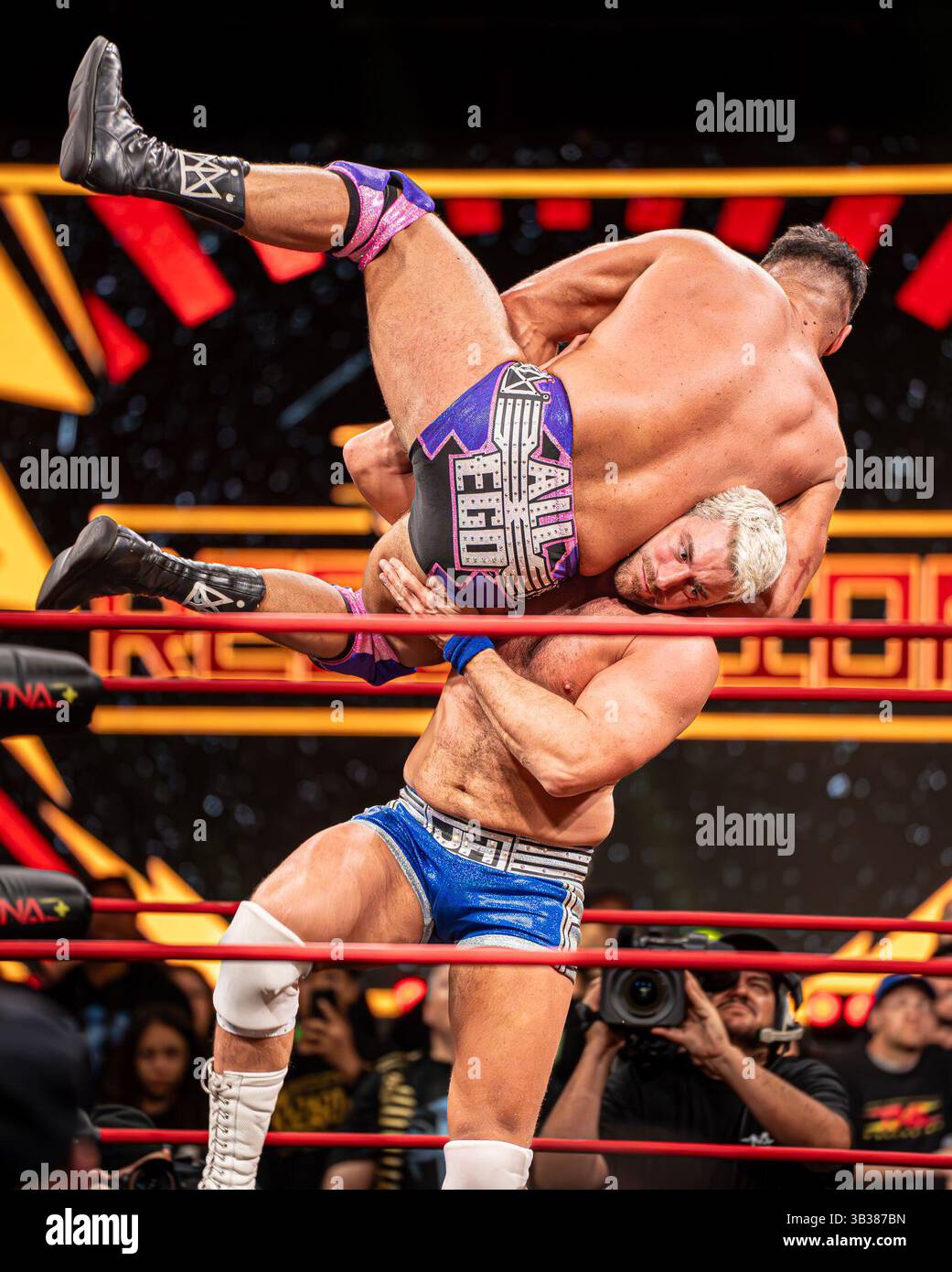 April 27, 2025, Los Angeles, California, USA: Ethan Page is getting ...