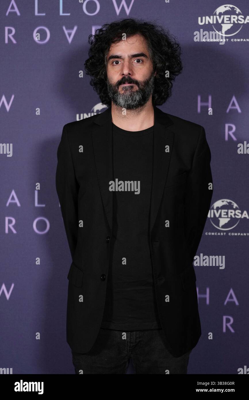 Director Babak Anvari poses for photographers upon arrival at the UK ...