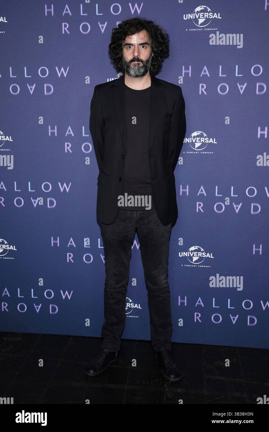 Director Babak Anvari poses for photographers upon arrival at the UK ...