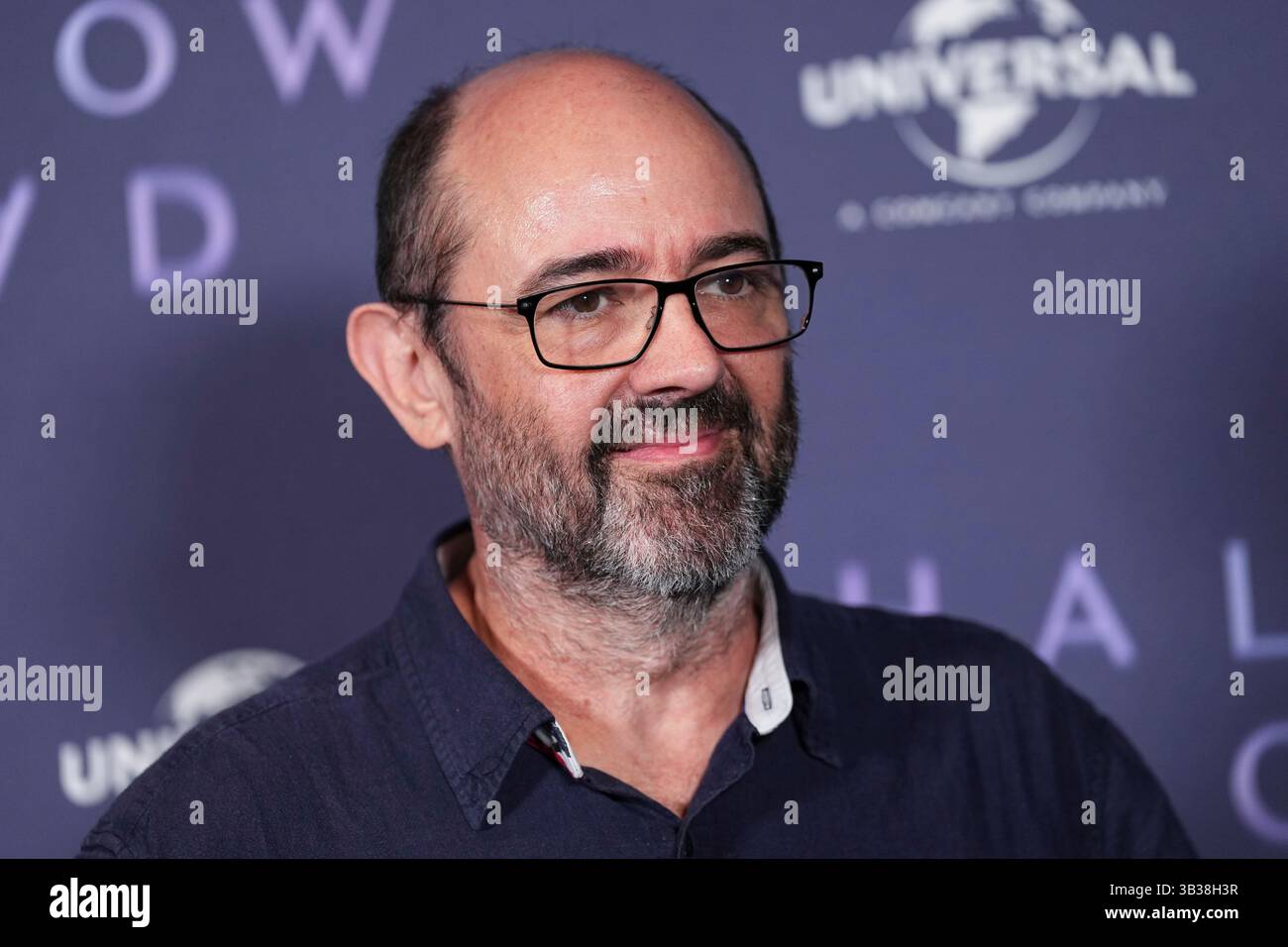 Producer Ian Henry poses for photographers upon arrival at the UK ...