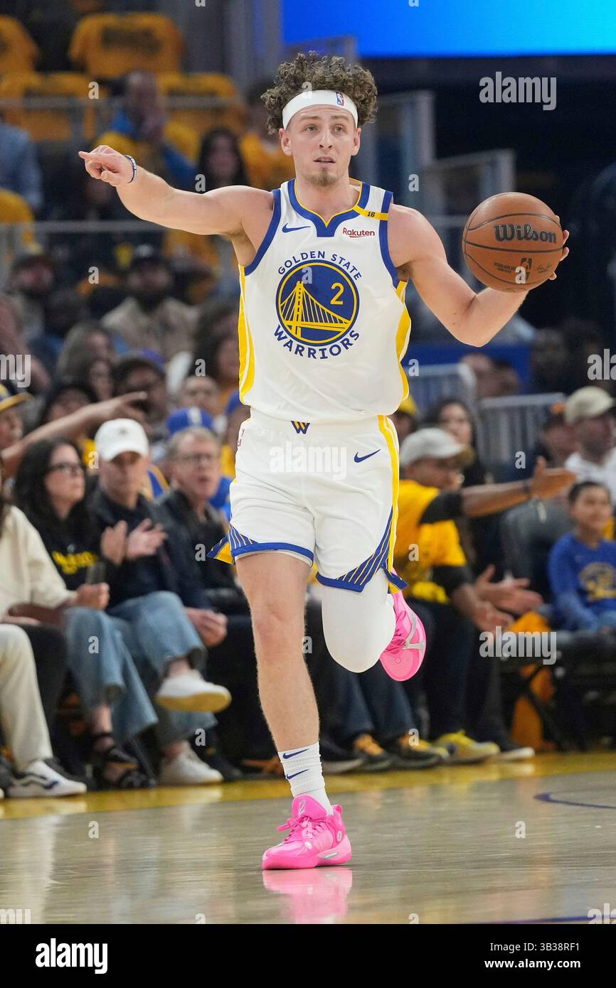 Golden State Warriors guard Brandin Podziemski (2) during Game 3 of an ...