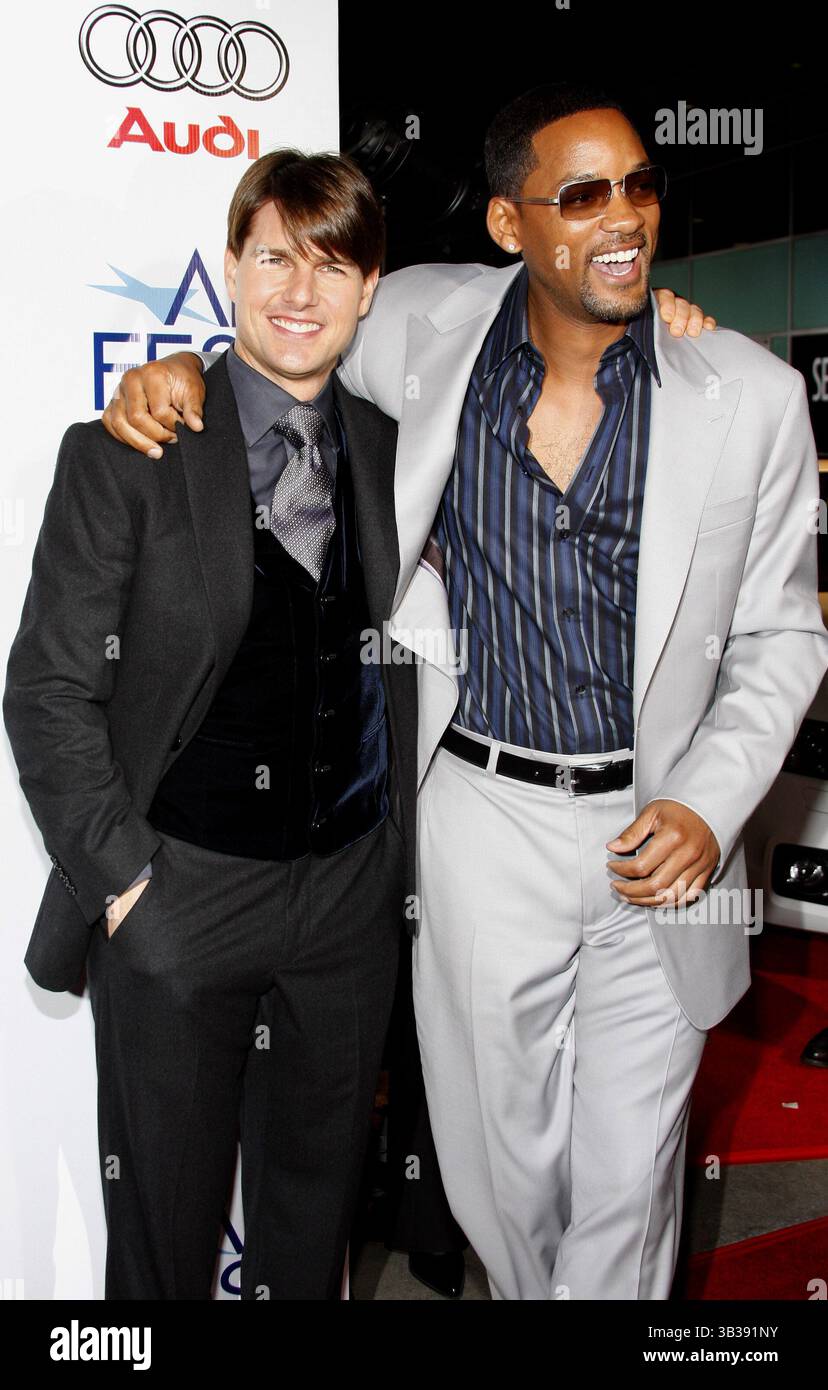Tom Cruise and Will Smith at the AFI Fest Opening Night Gala Premiere ...