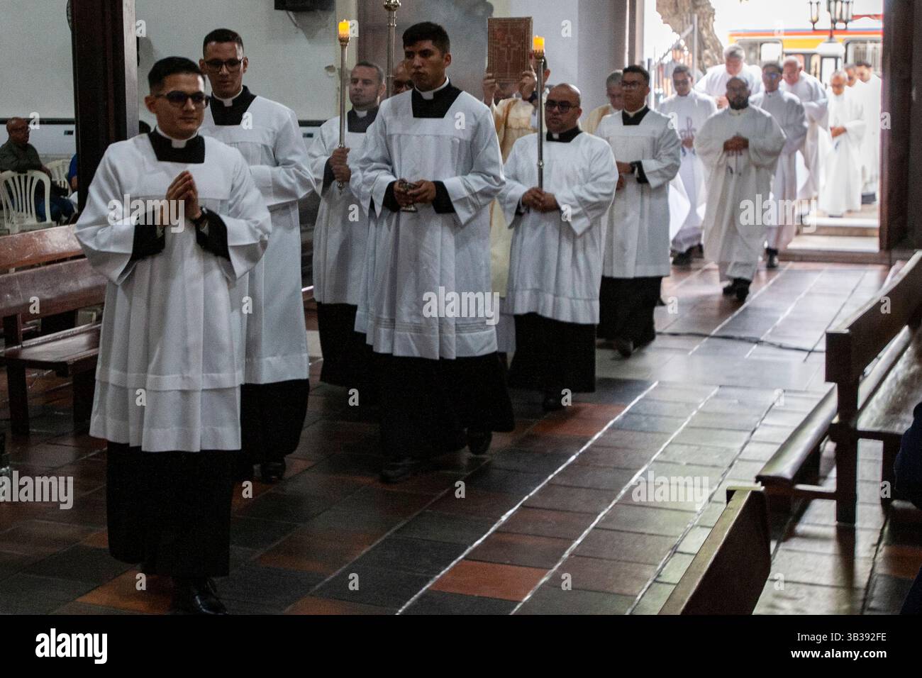 Maracaibo,Venezuela. 28-04-2025.A Mass in memory of Pope Francis was ...