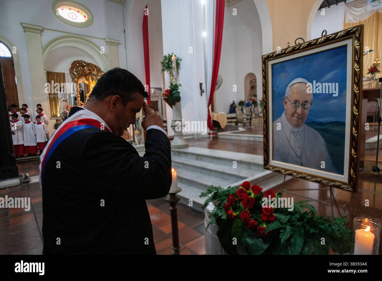 Maracaibo,Venezuela. 28-04-2025.A Mass in memory of Pope Francis was ...