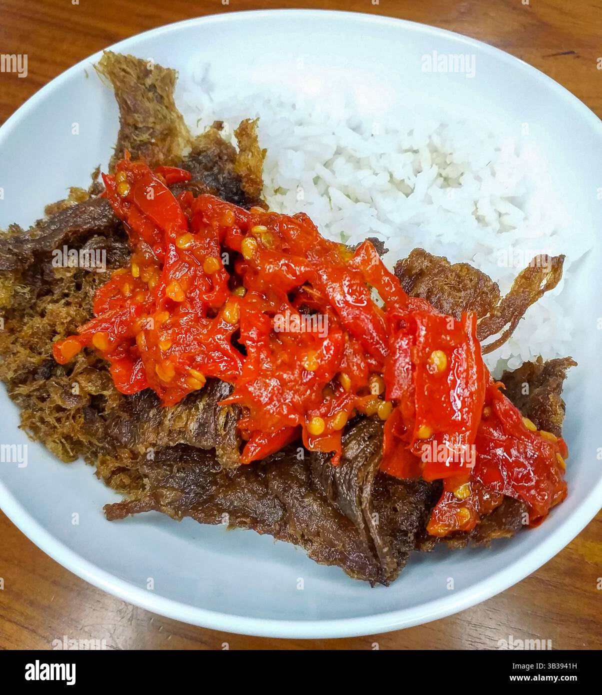 Dendeng Balado is a traditional cuisine from West Sumatra, indonesia ...