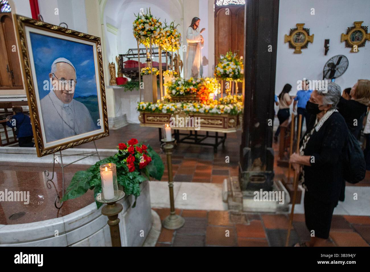 Maracaibo,Venezuela. 28-04-2025.A Mass in memory of Pope Francis was ...