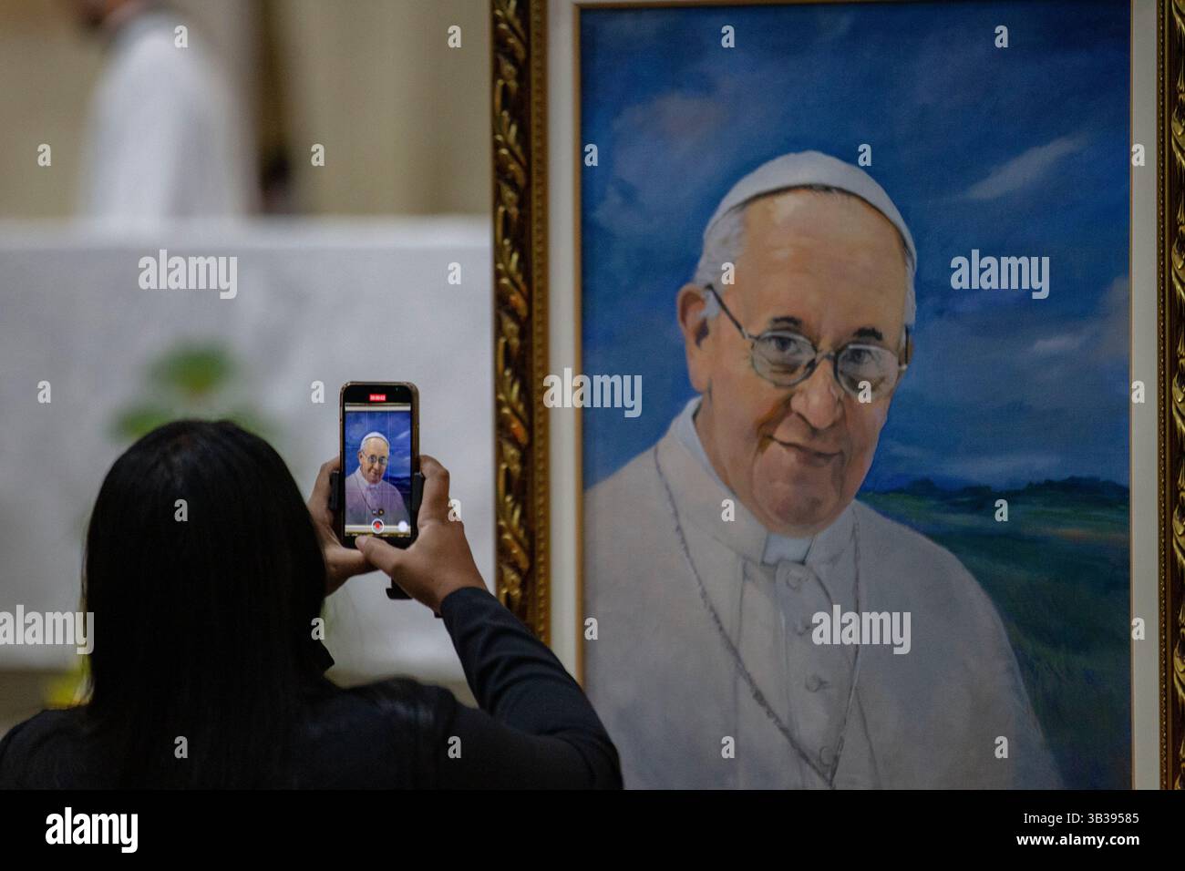 Maracaibo,Venezuela. 28-04-2025.A Mass in memory of Pope Francis was ...