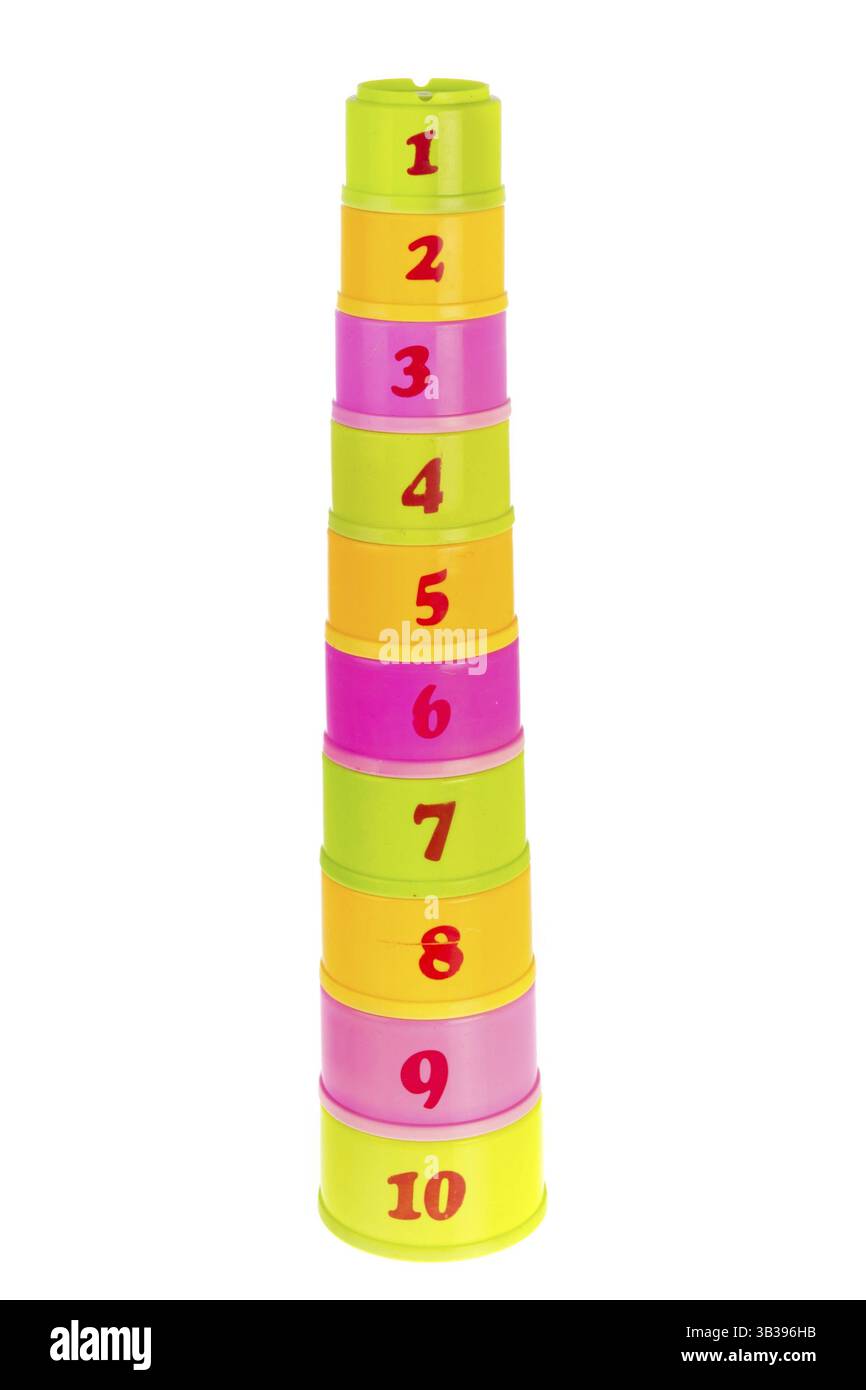 Number from colored plastic hi-res stock photography and images - Alamy
