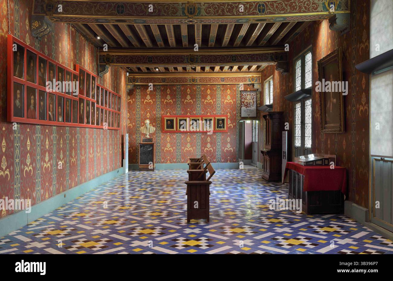May 4, 2017 - Blois, France - Galerie de la Reine or Queen's Gallery ...