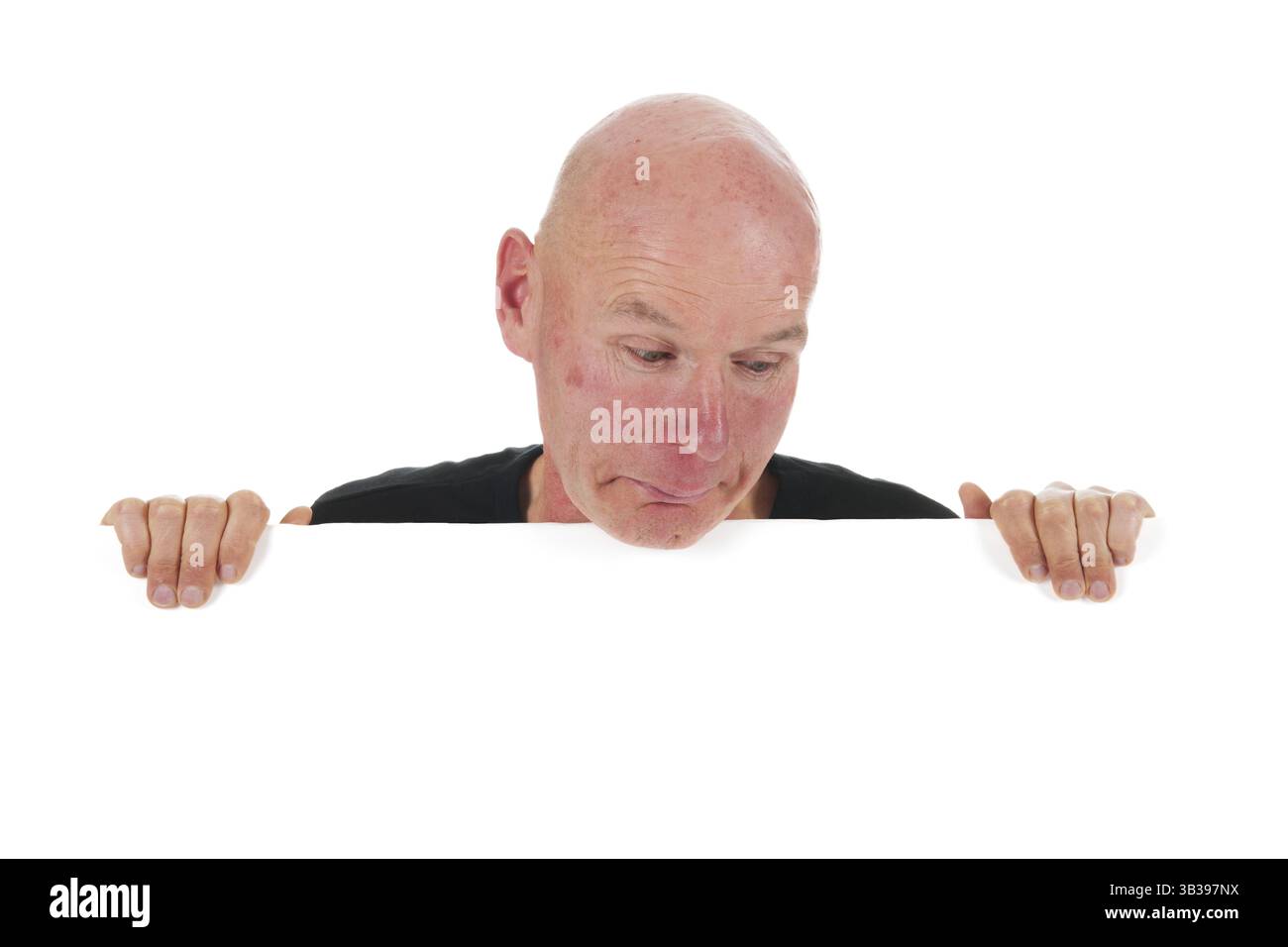 Portrait bald guy in Cut Out Stock Images & Pictures - Alamy