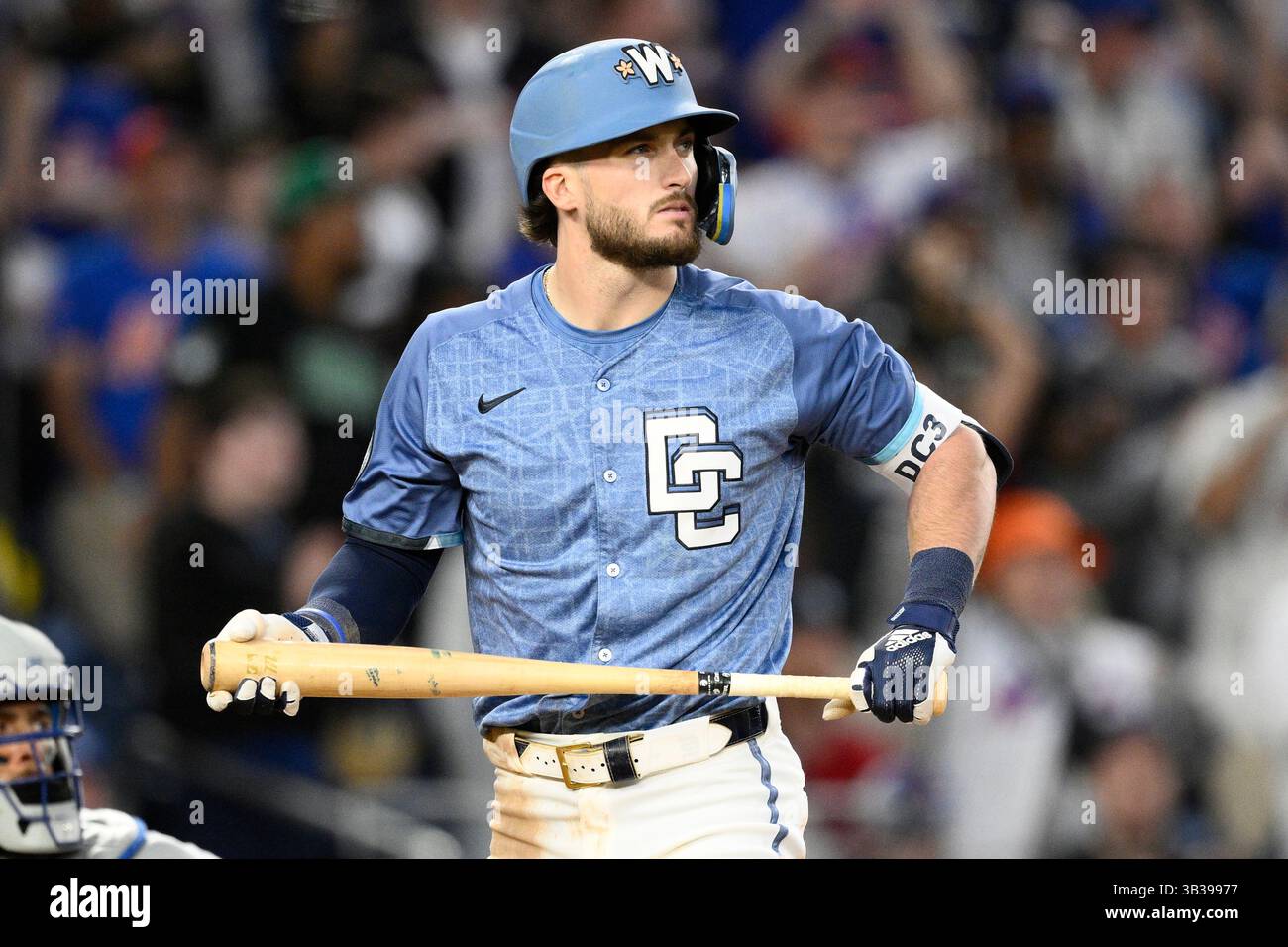 Washington Nationals' Dylan Crews in action during a baseball game ...