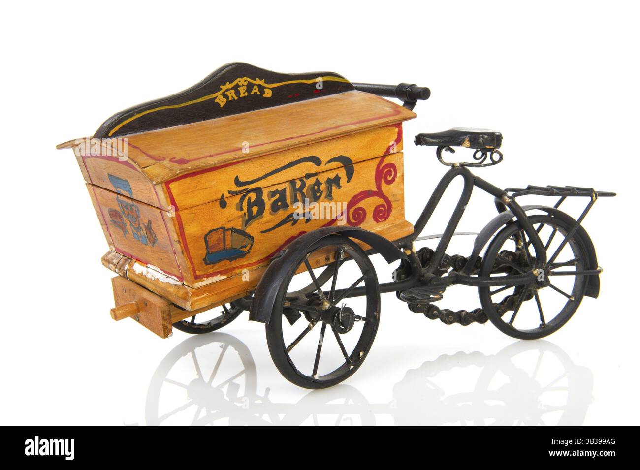 Old vintage bakery car for bread transport Stock Photo - Alamy