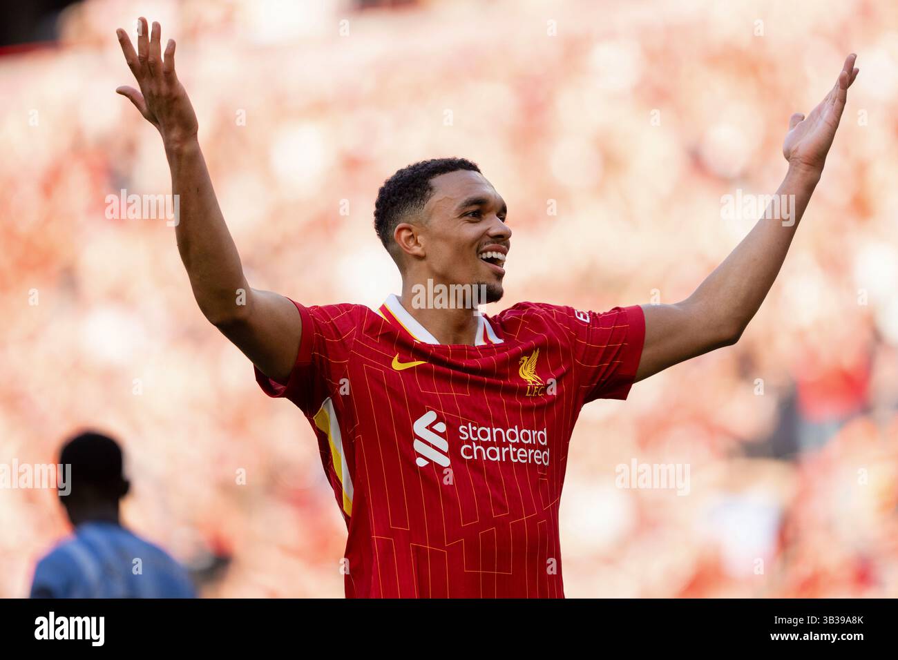 Liverpool's Trent Alexander-Arnold is seen during the Premier League ...