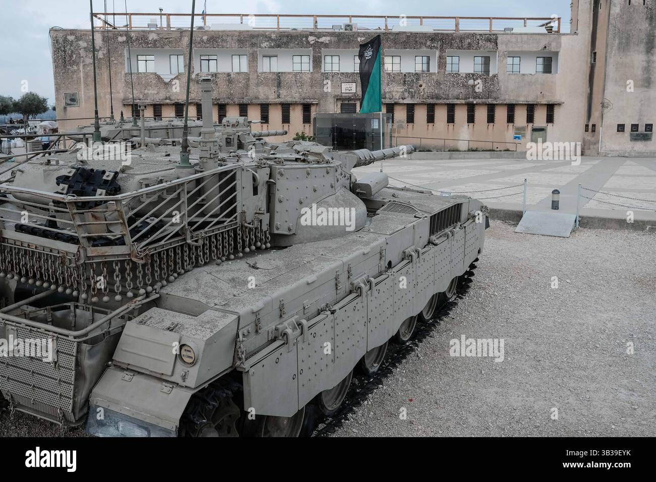 December 5, 2017 - Latrun, Israel - Tanks on display as 13 female IDF ...
