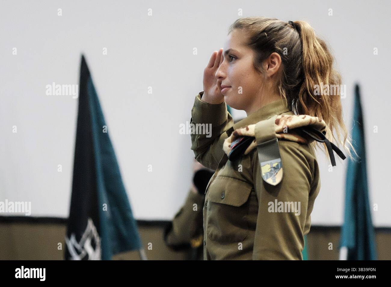 December 5, 2017 - Latrun, Israel - 13 female IDF soldiers graduate ...