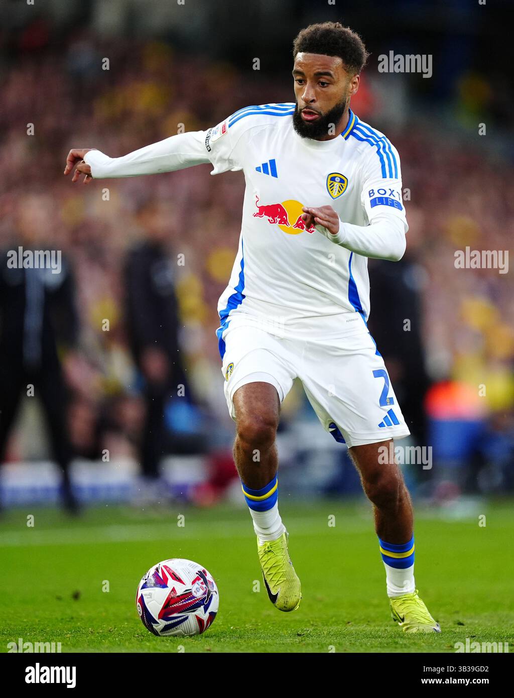 Leeds United's Jayden Bogle during the Sky Bet Championship match at ...