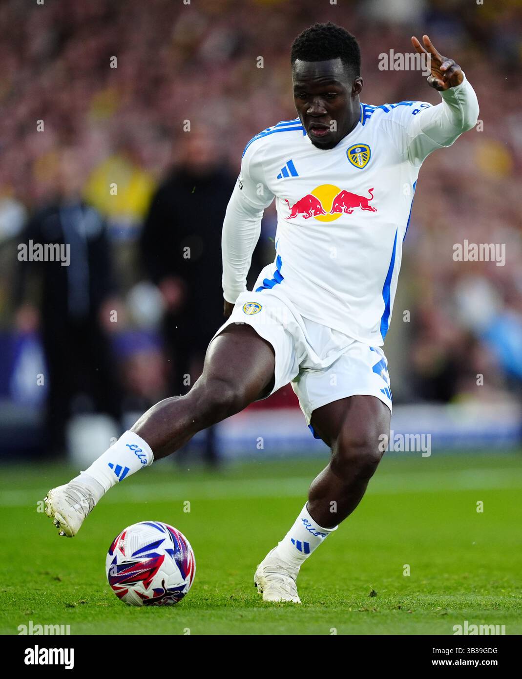 Leeds United's Wilfried Gnonto during the Sky Bet Championship match at ...