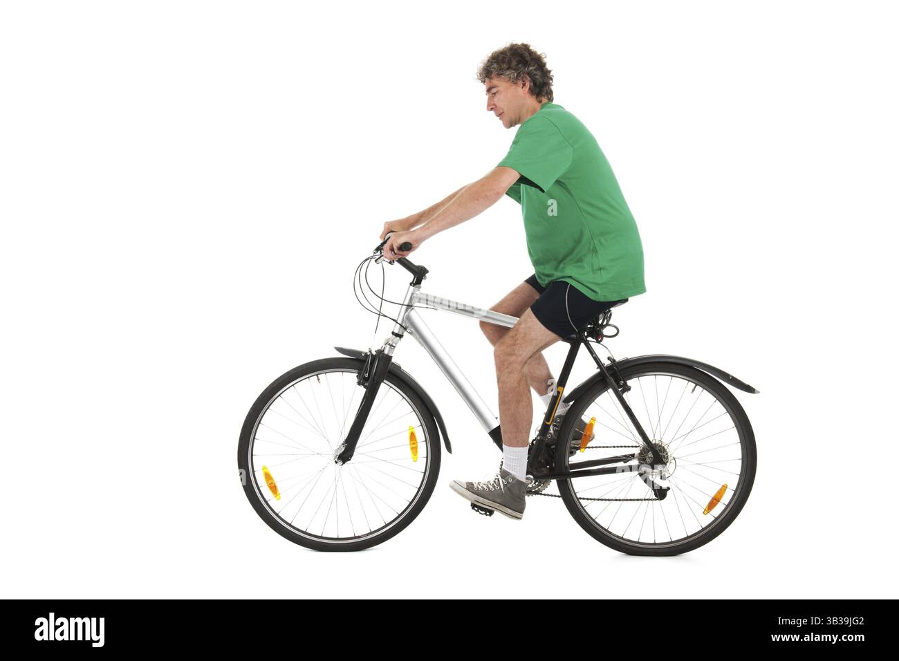 White mountain bike in Cut Out Stock Images & Pictures - Alamy