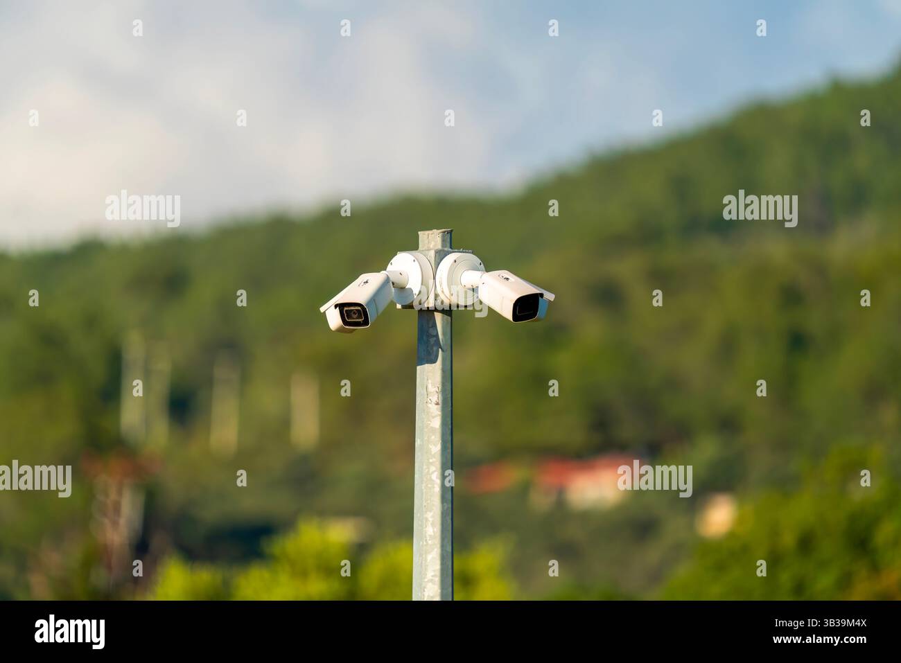 Security guard watching tv hi-res stock photography and images - Alamy