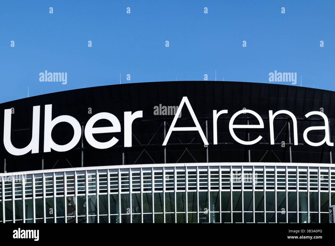 General view of the outside of the Uber Arena. Uber Arena previously ...