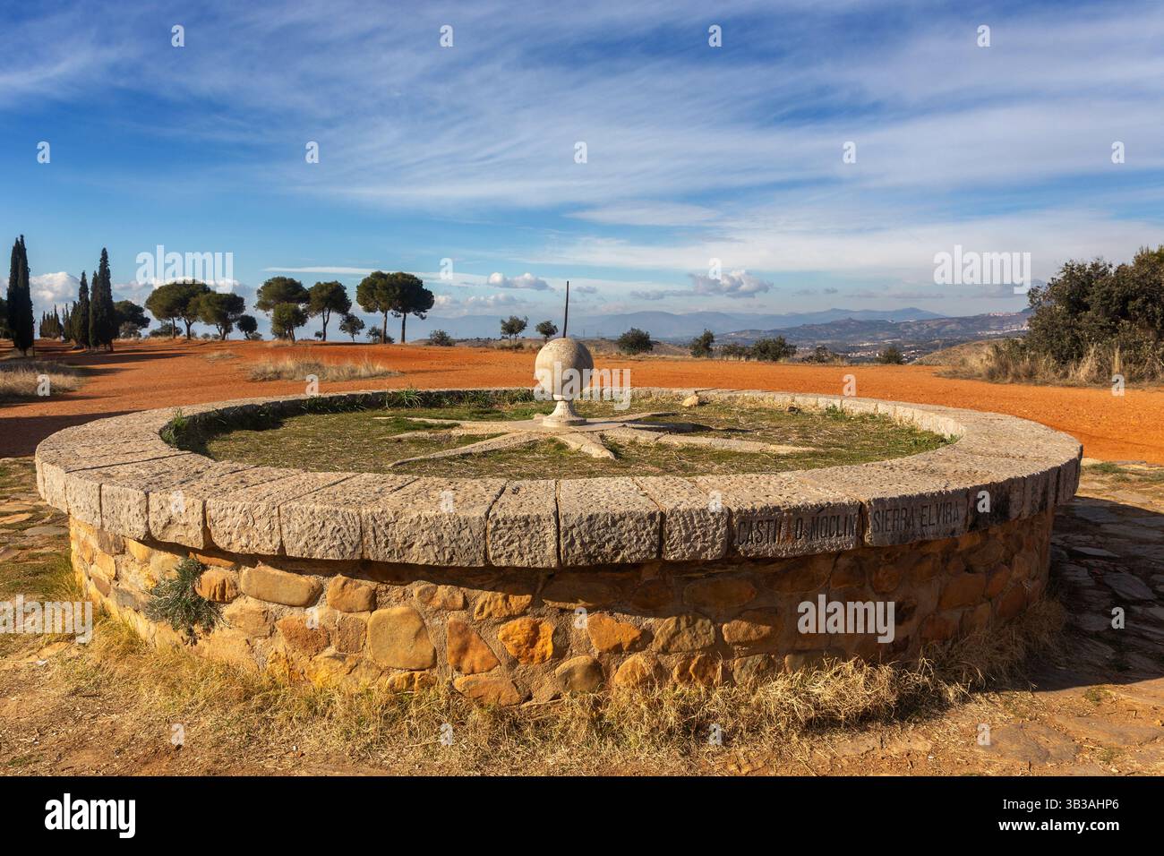 Ancient Old Stone Sundial Structure, Llano de Perdiz Recreational Urban ...