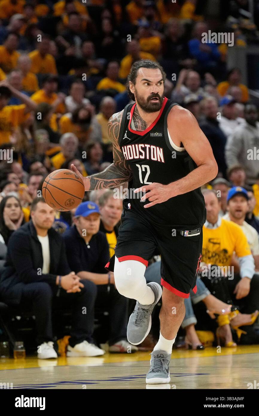 Houston Rockets center Steven Adams (12) during Game 3 of an NBA ...