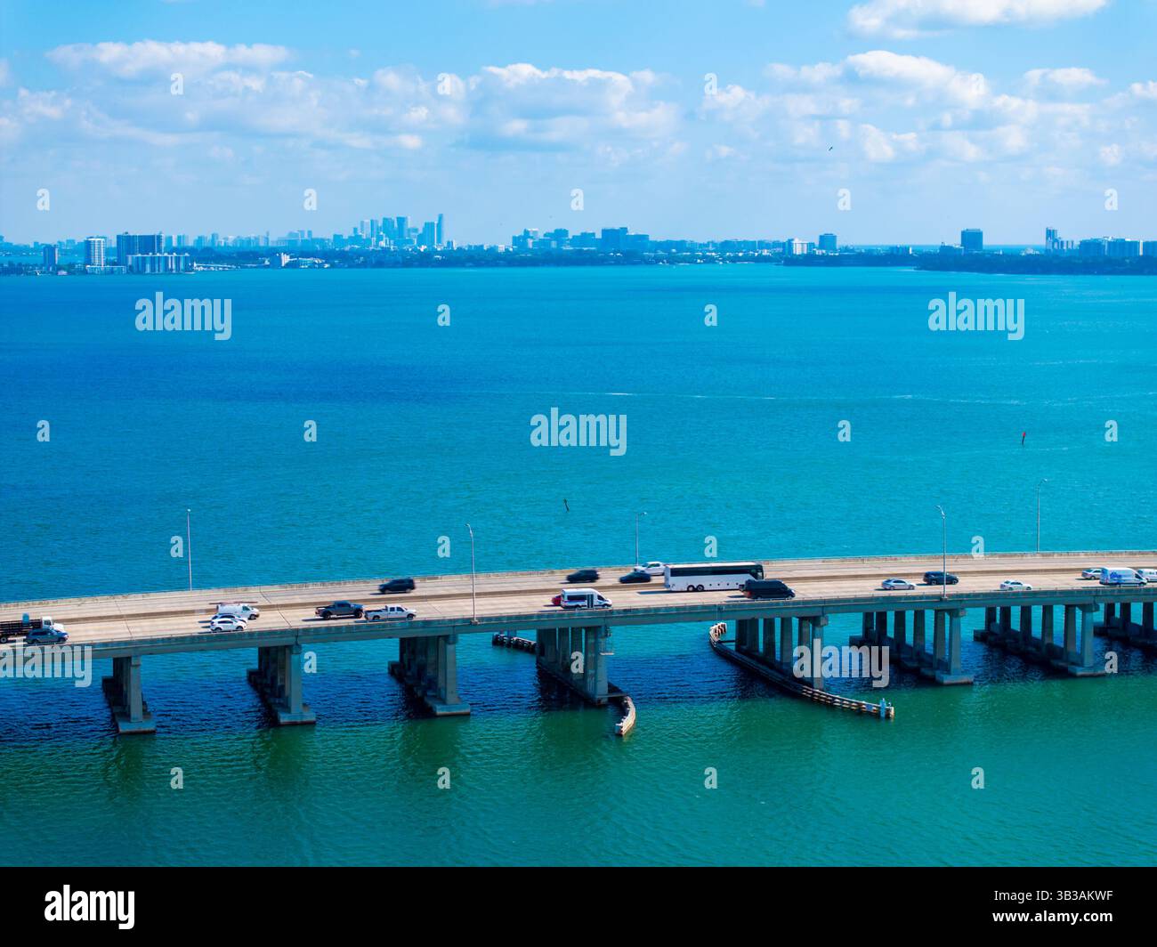 Aerial photo Julia Tuttle Causeway Miami Beach 2025 Stock Photo - Alamy