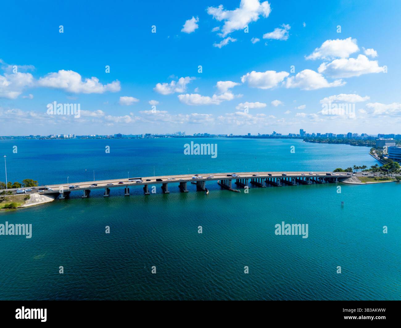 Aerial photo Julia Tuttle Causeway Miami Beach 2025 Stock Photo - Alamy
