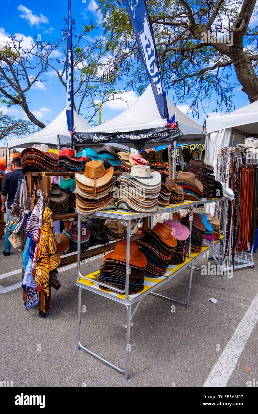 Miami, FL, USA - April 27, 2025: Miami Dade Countryfest 2025 which is a ...