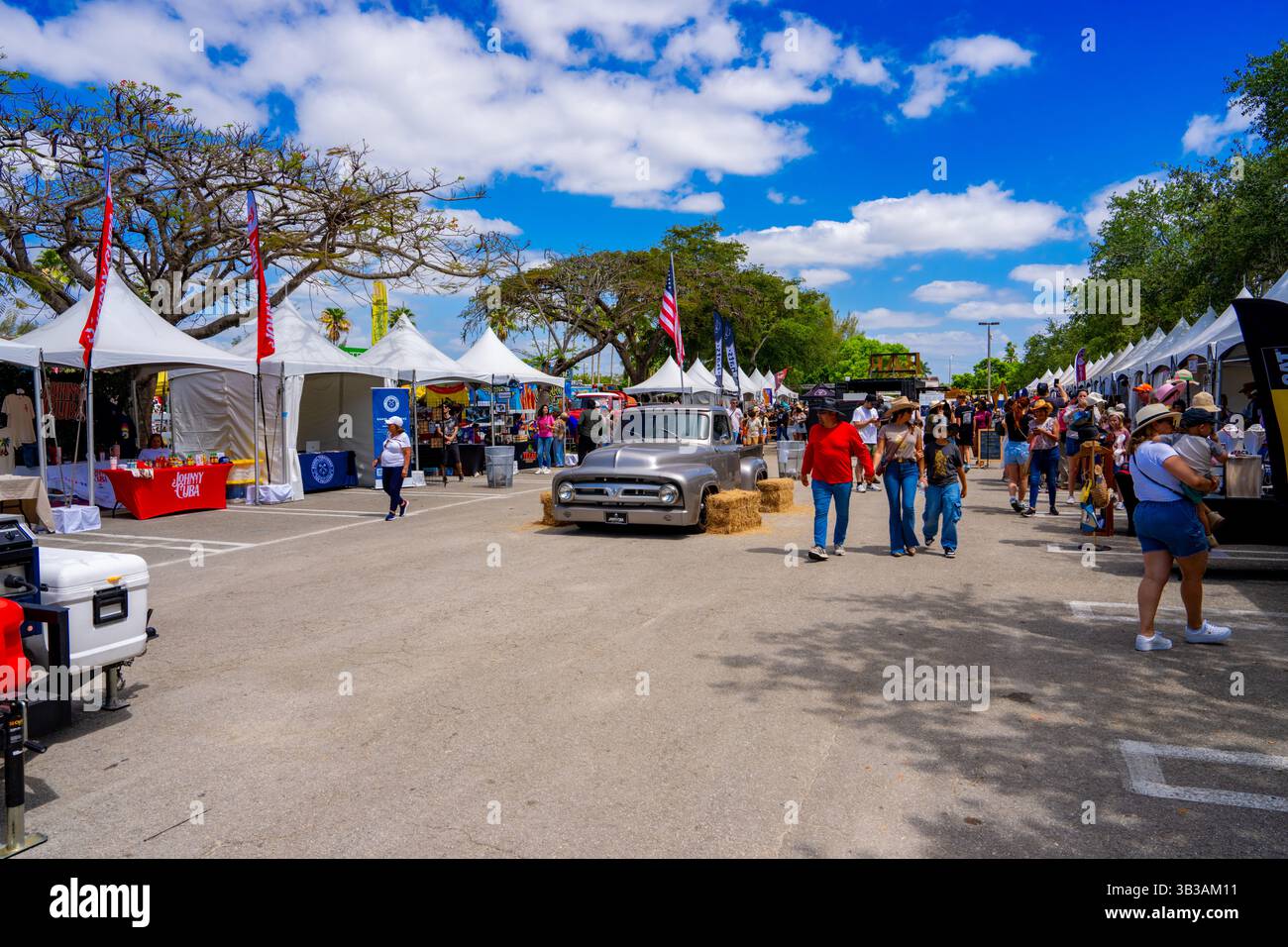 Miami, FL, USA - April 27, 2025: Miami Dade Countryfest 2025 which is a ...