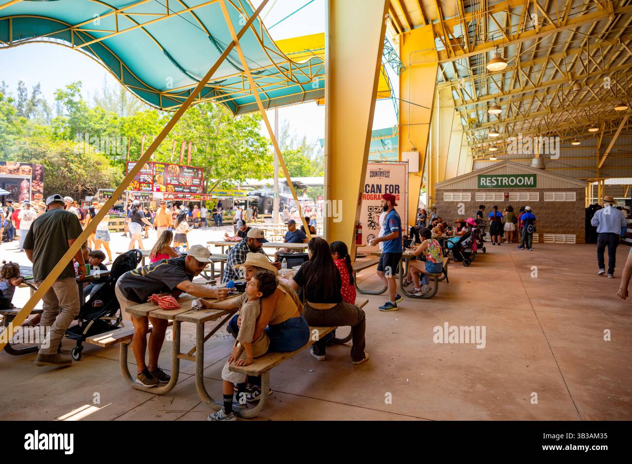 Miami, FL, USA - April 27, 2025: Miami Dade Countryfest 2025 which is a ...