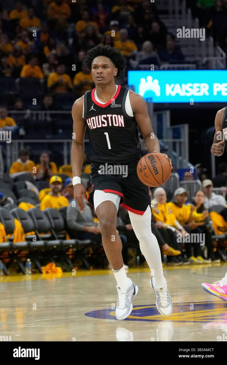 Houston Rockets forward Amen Thompson (1) during Game 3 of an NBA ...