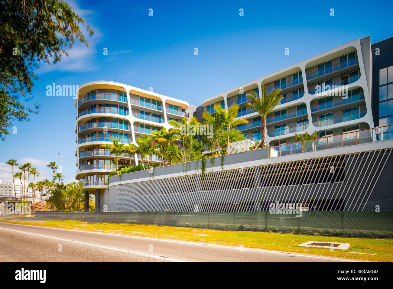 Miami Beach, FL, USA - April 28, 2025: Alton Bay 3900 Alton Road Miami ...