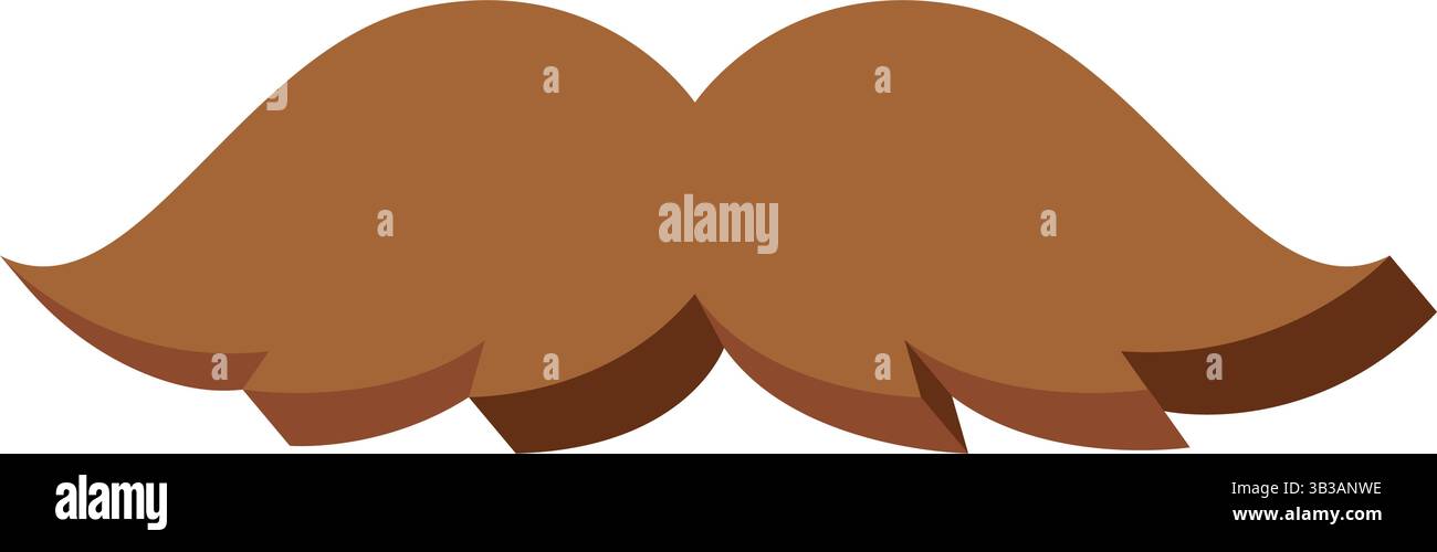 Classic mustache shape. Vector illustration Stock Vector Image & Art ...