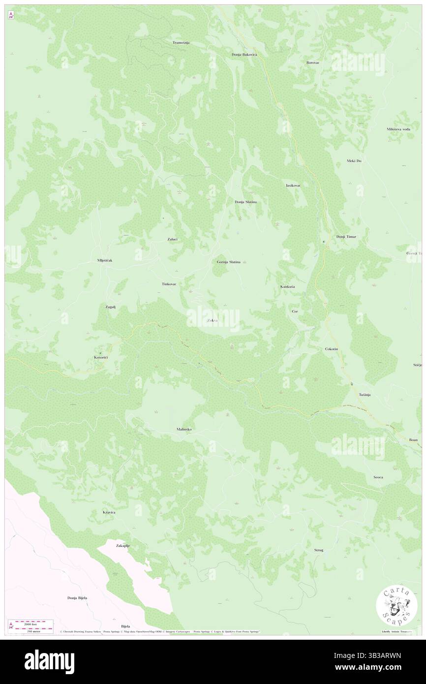 Map of savnik Cut Out Stock Images & Pictures - Alamy