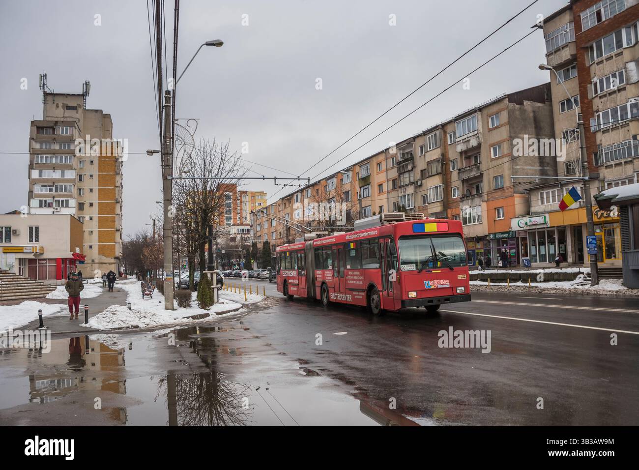 12/2021 Public transport in Romania Stock Photo - Alamy
