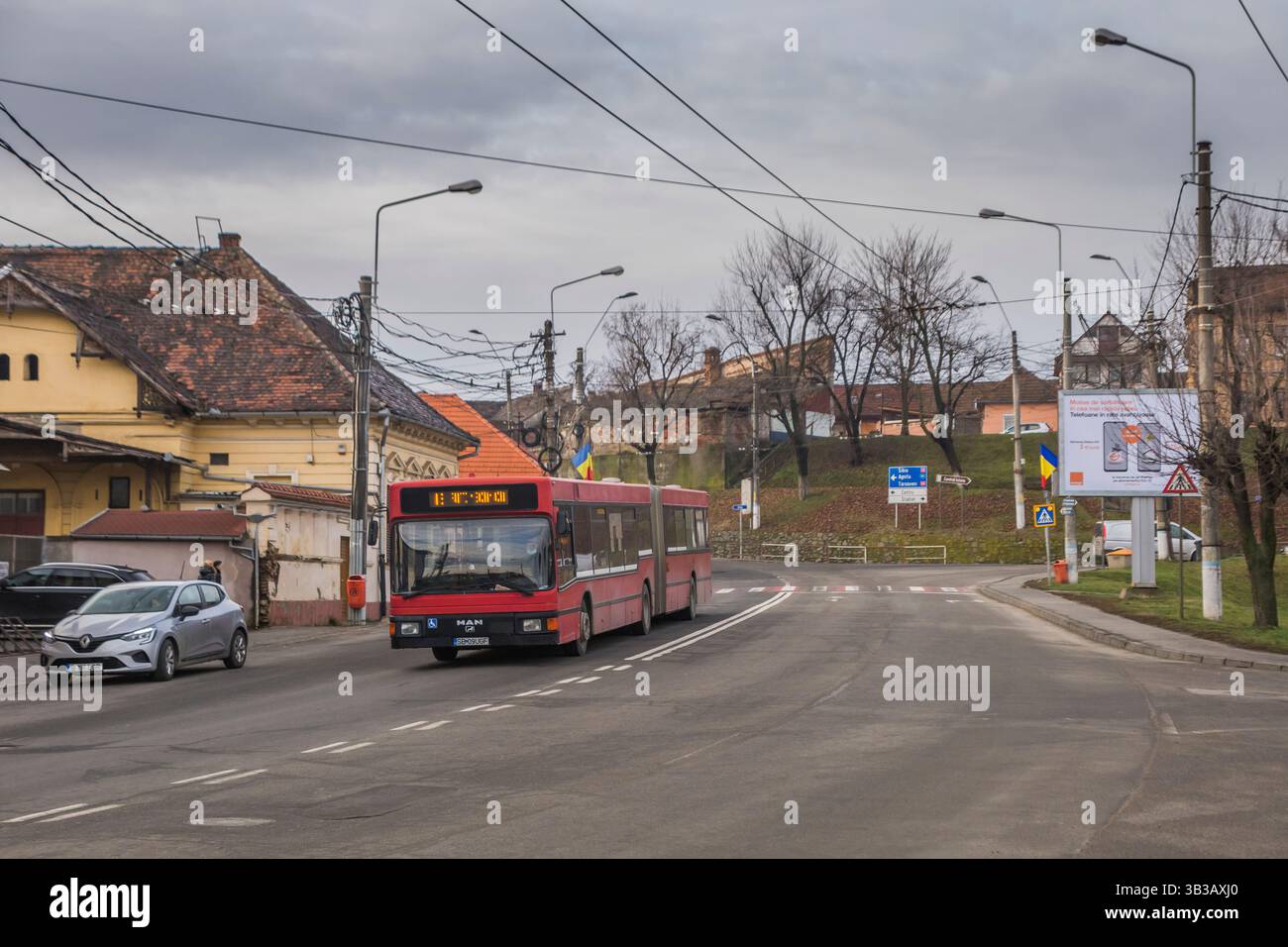12/2021 Public transport in Romania Stock Photo - Alamy