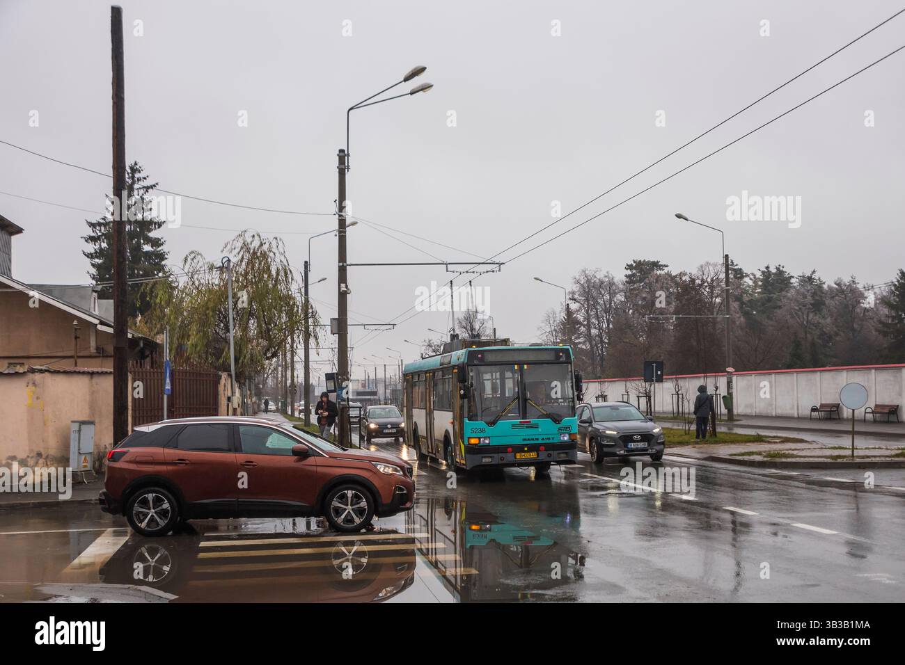 12/2021 Public transport in Romania Stock Photo - Alamy