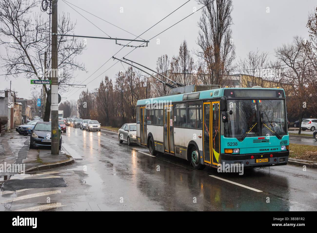 12/2021 Public transport in Romania Stock Photo - Alamy