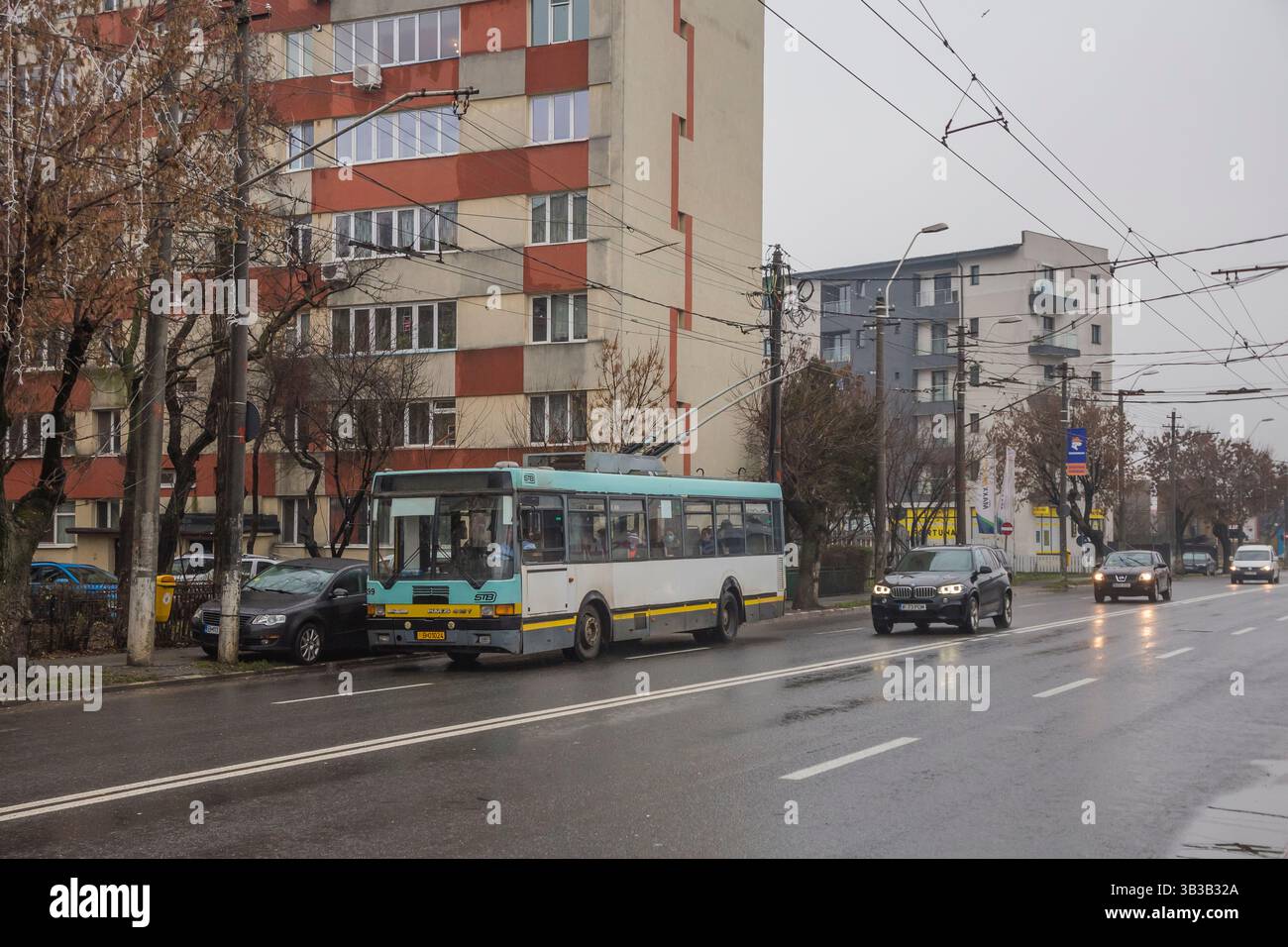 12/2021 Public transport in Romania Stock Photo - Alamy