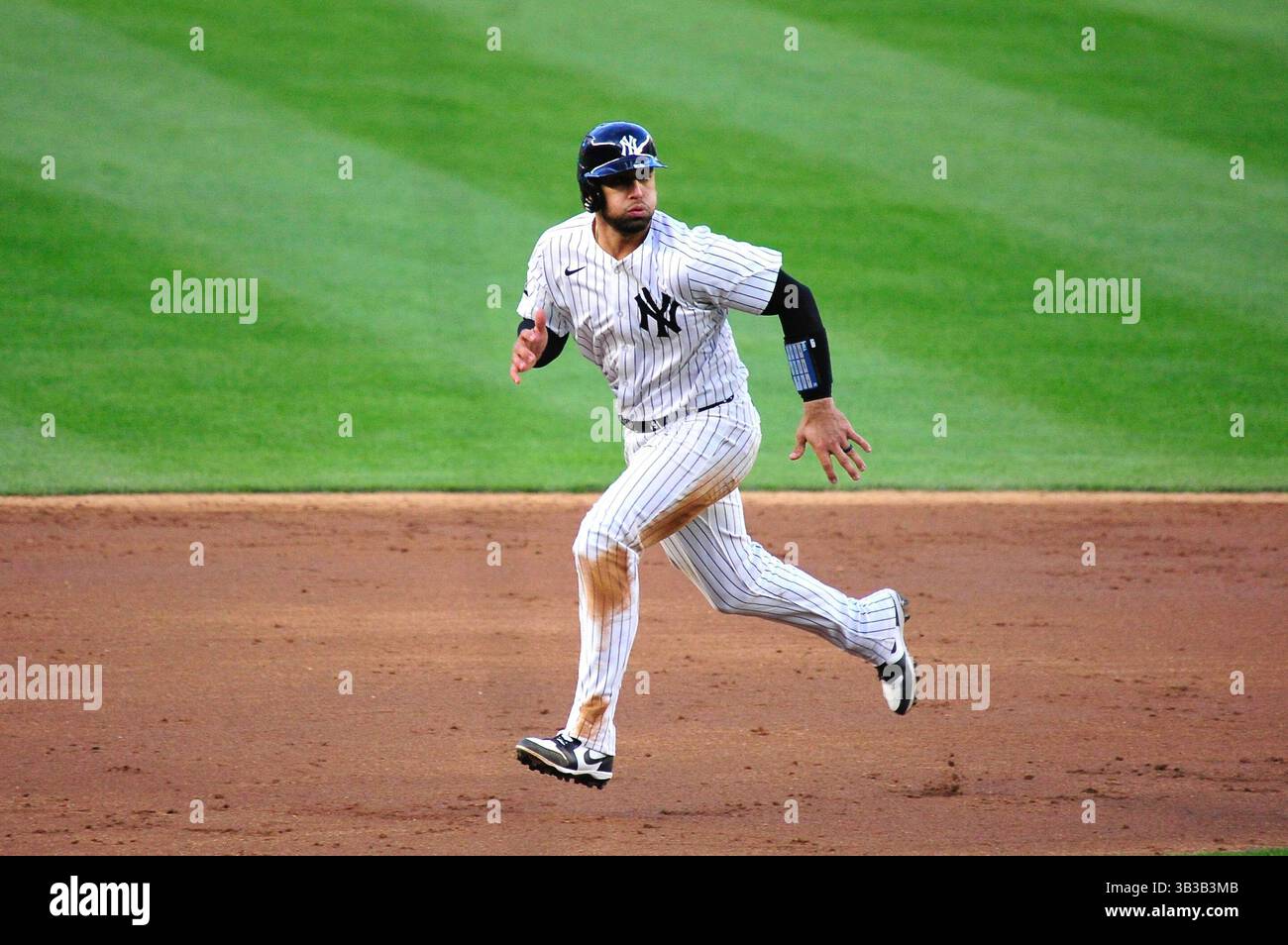 New York Yankees catcher J.C. Escarra (25) during the second game of a ...