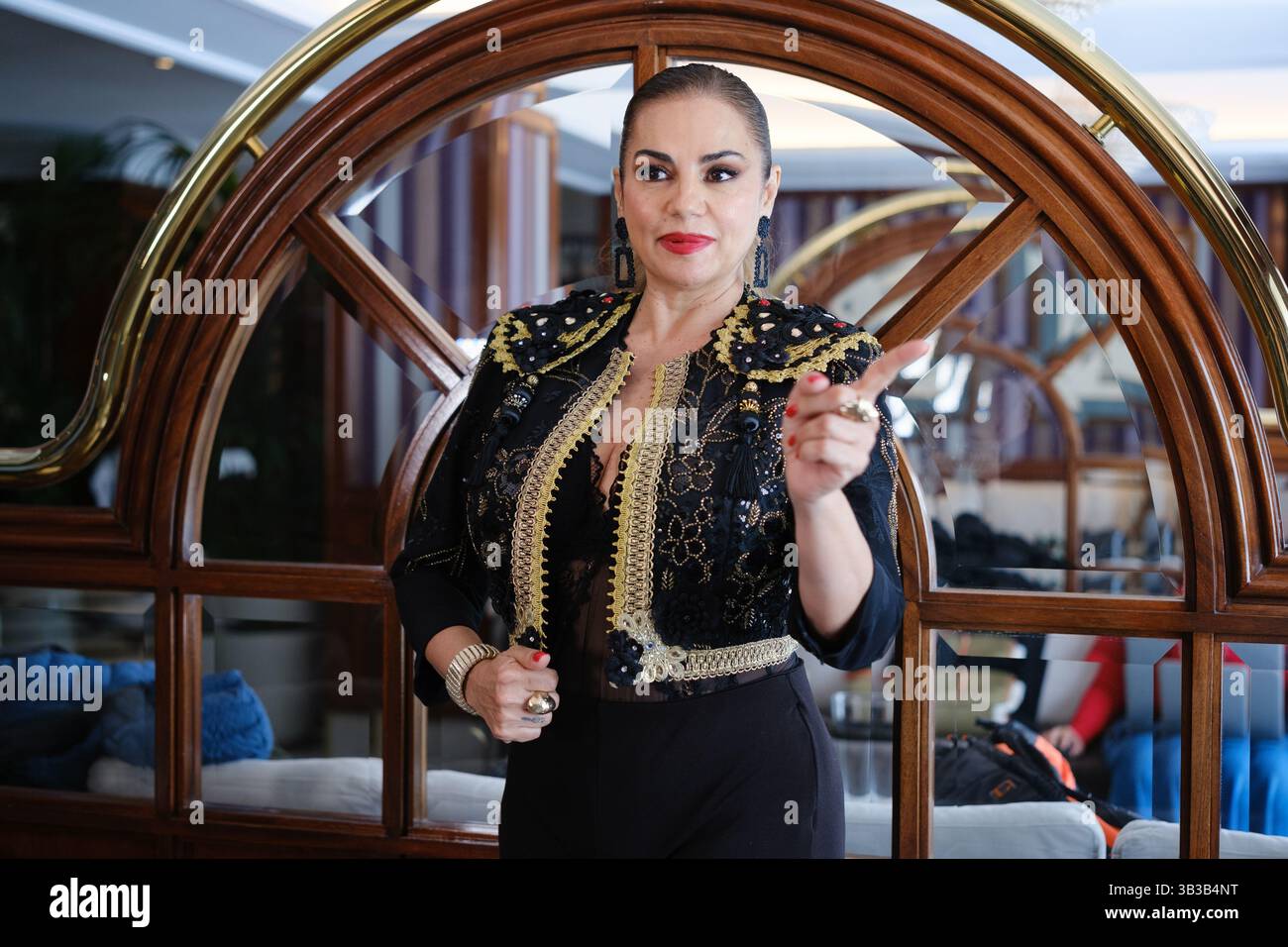 Spanish singer Sylvia Pantoja poses for a portrait session during the ...