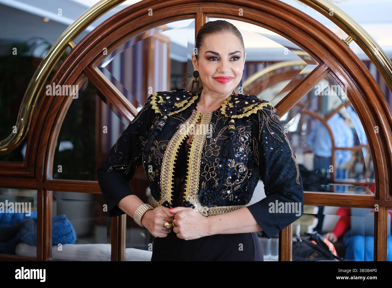 Spanish singer Sylvia Pantoja poses for a portrait session during the ...