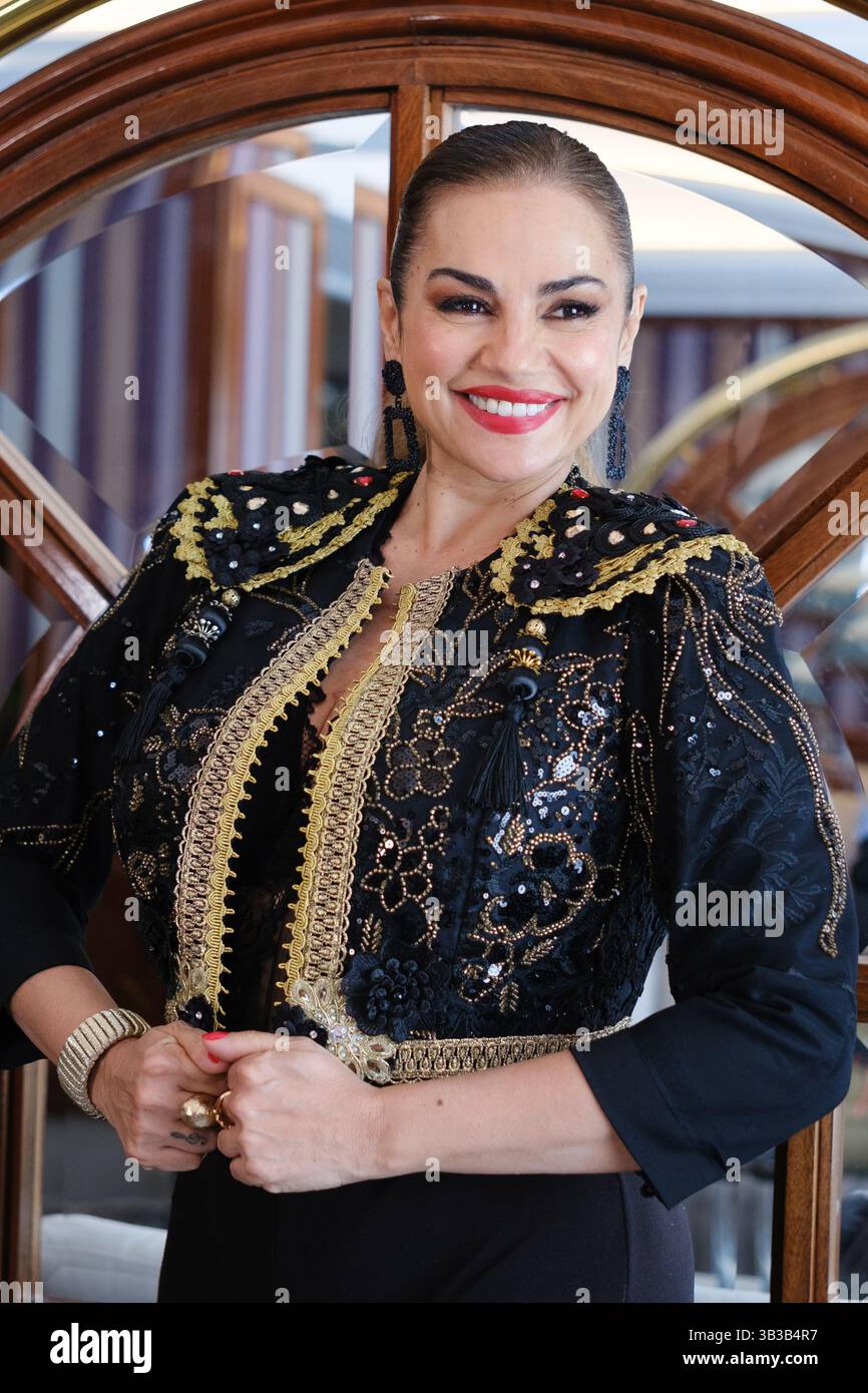 Spanish singer Sylvia Pantoja poses for a portrait session during the ...