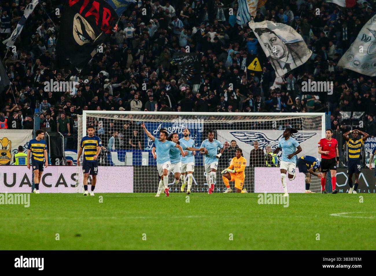 Rome, Italy. 29th Apr, 2025. Pedro of SS LAZIO during SS Lazio vs Parma ...