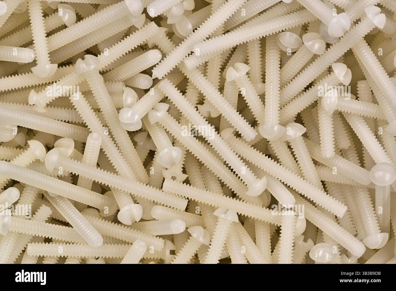 White plastic nylon screws hi-res stock photography and images - Alamy