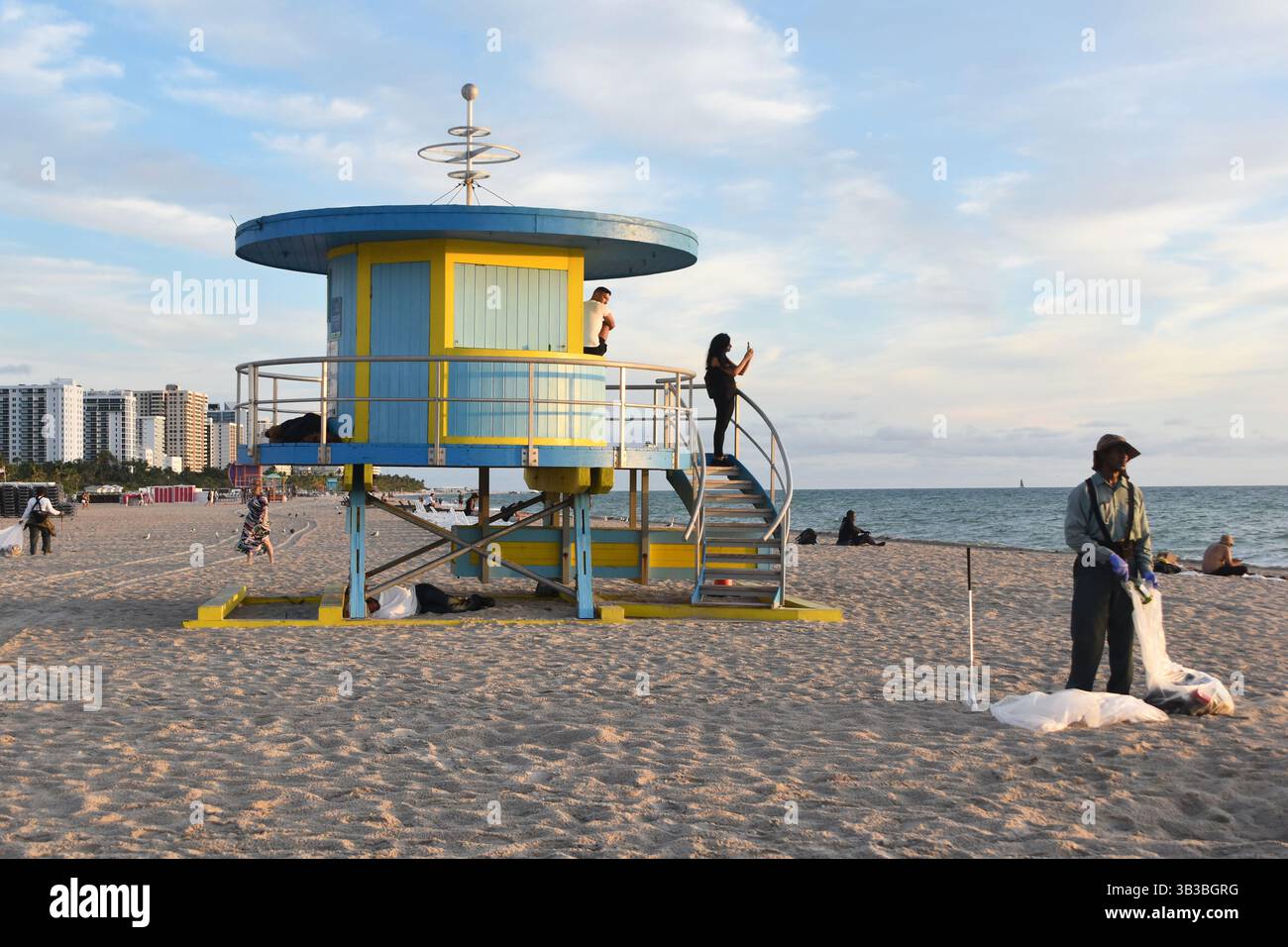 Colorful lifeguard booth on hi-res stock photography and images - Alamy