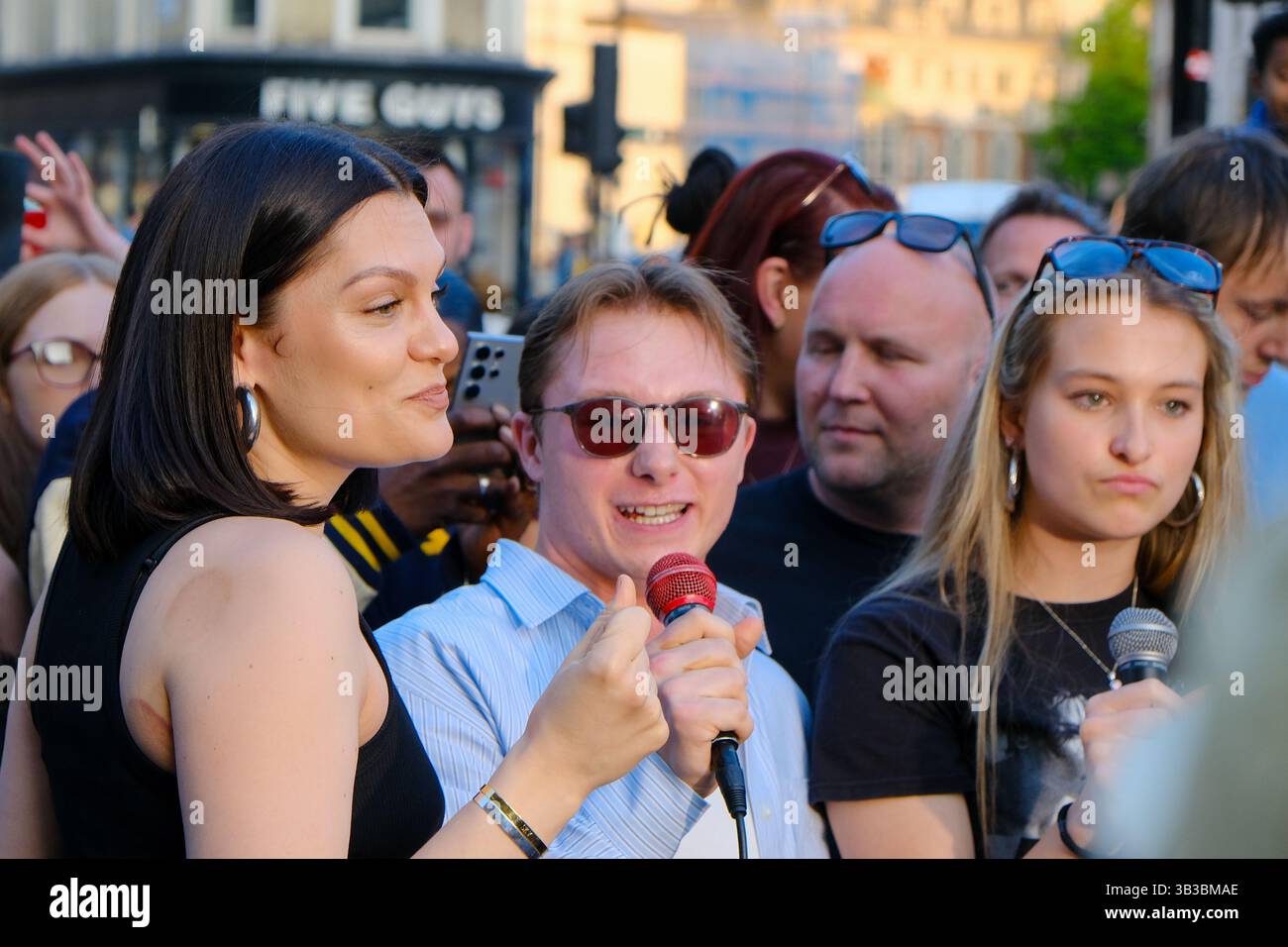 London, UK. 28th April, 2025. Jessie J joins DJ AG as a special guest ...