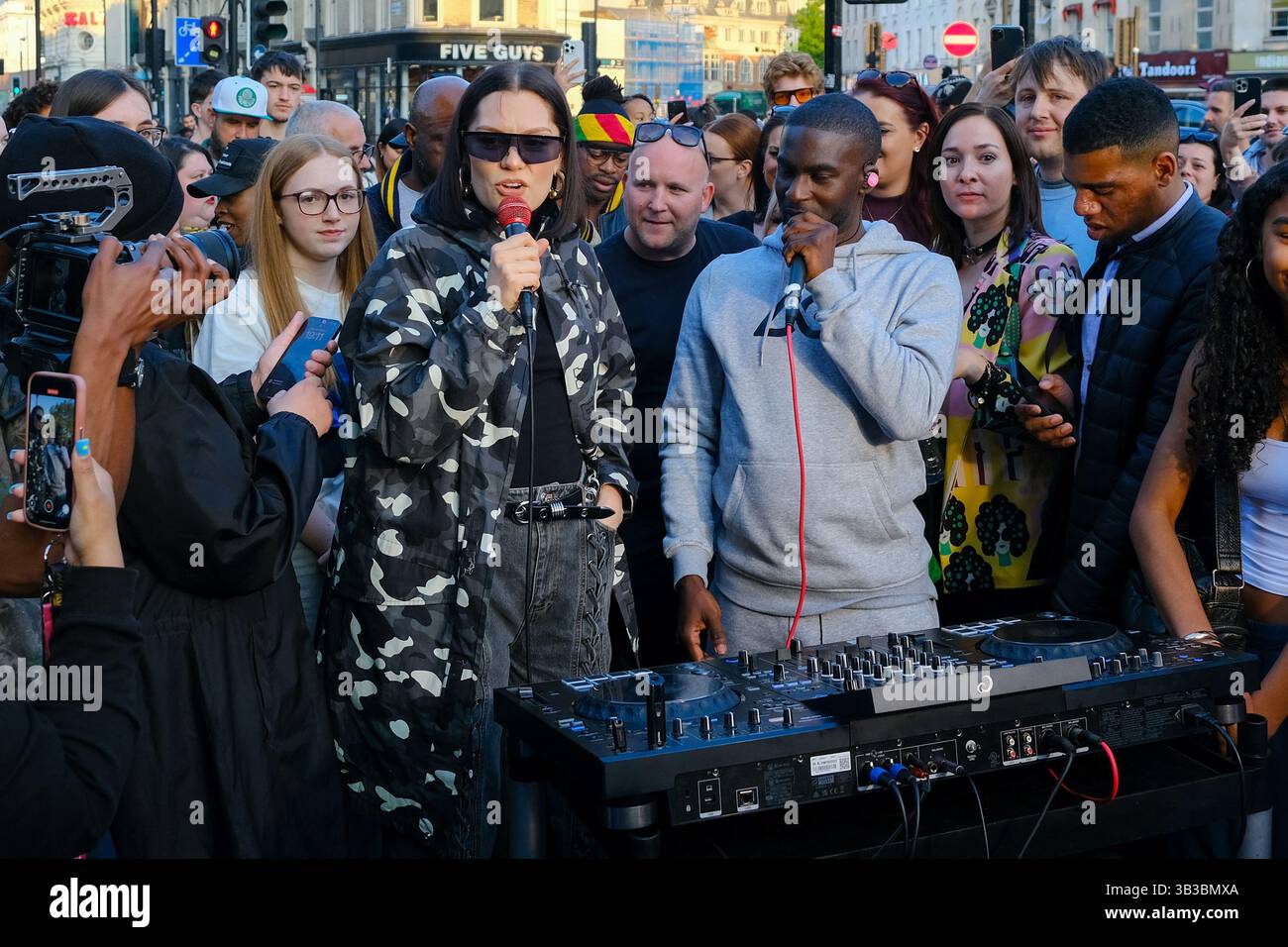 London, UK. 28th April, 2025. Jessie J joins DJ AG as a special guest ...